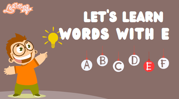 Mots couramment utilisés qui commencent par E