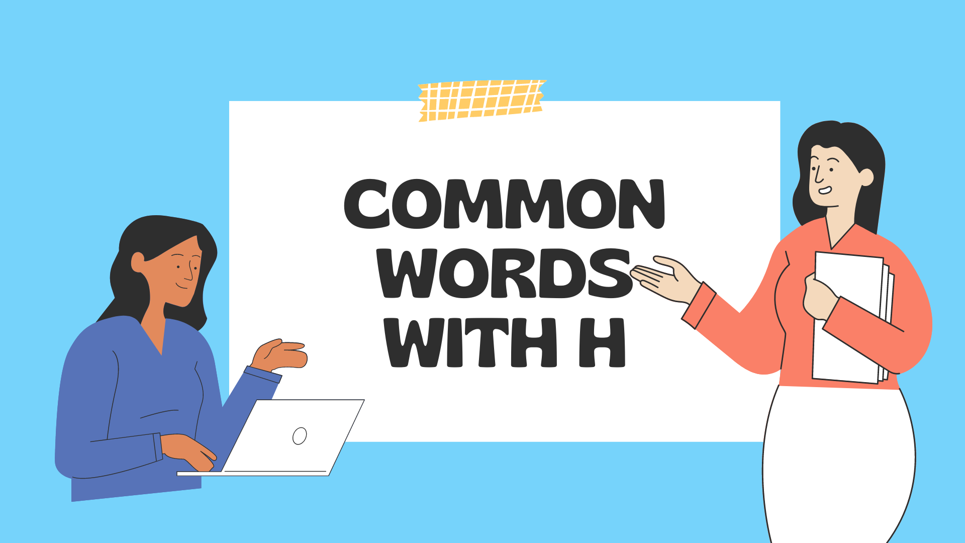 Mots couramment utilisés avec H - Blog Albert Learning