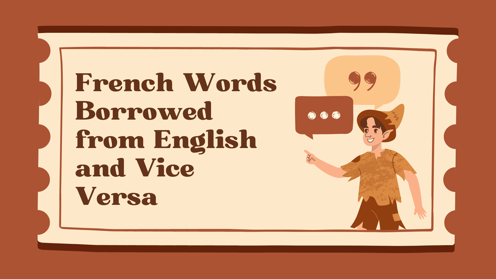 French Words Borrowed from English and Vice Versa