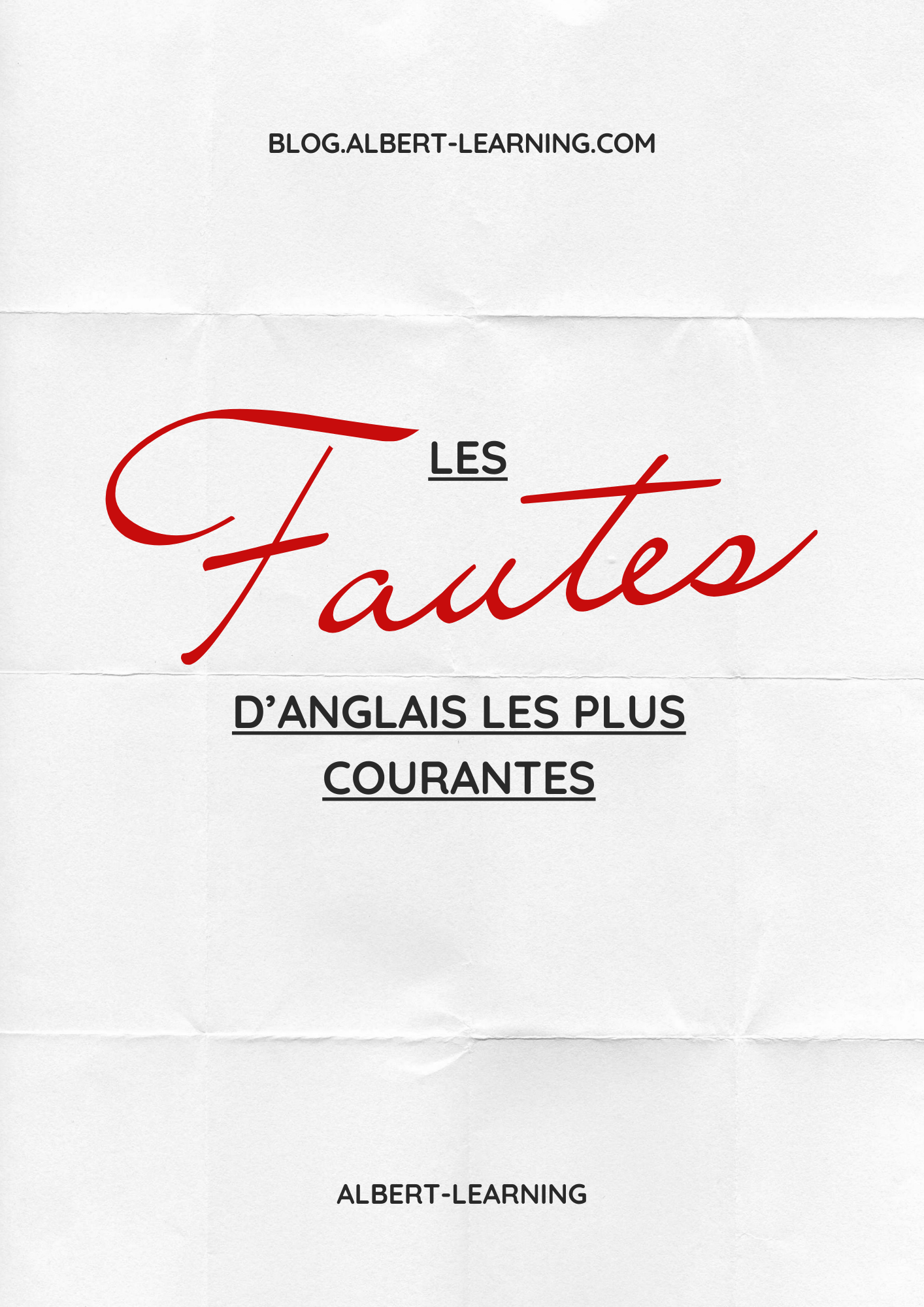 Les Fautes d'Anglais Les Plus Courantes Chez les Francophones - Blog ...